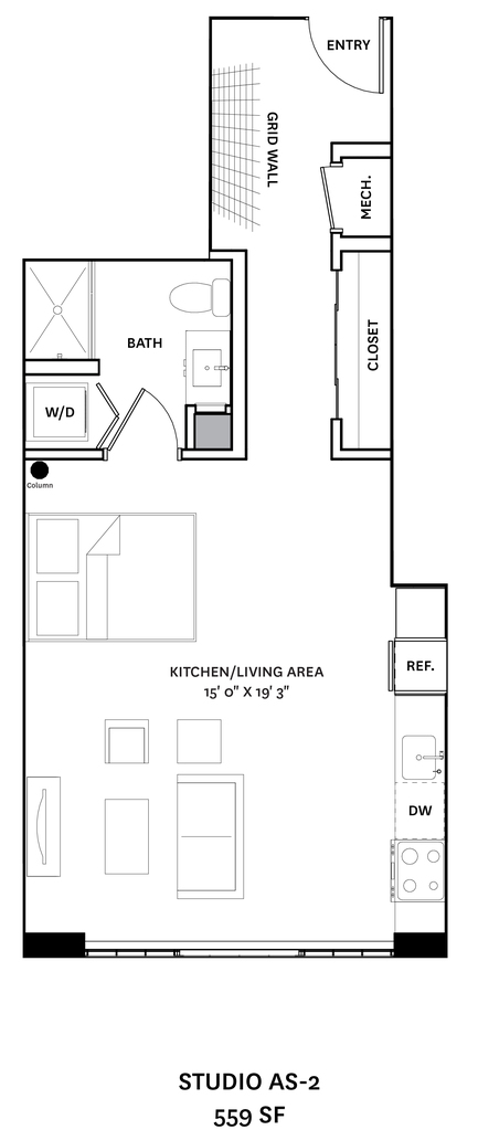 Luxury Features Await | The Graphic Lofts Charlestown Apts!